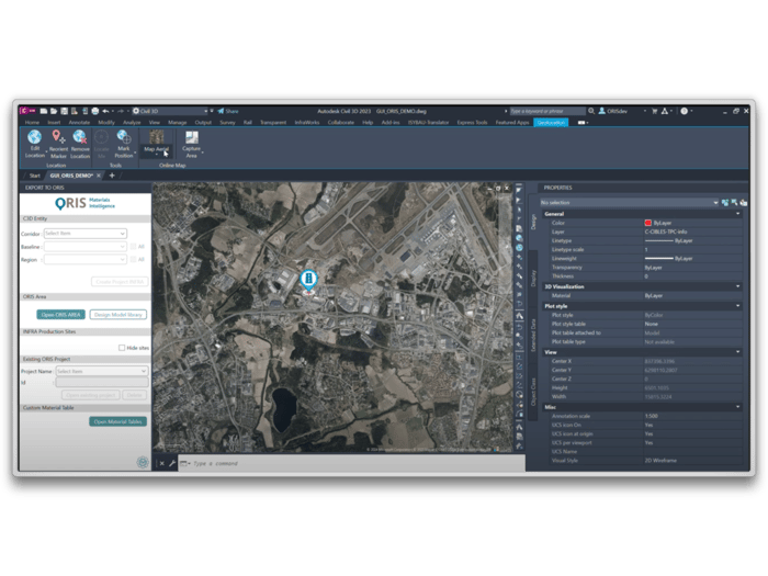 ORIS Materials Intelligence | The Sustainable Infrastructure Platform